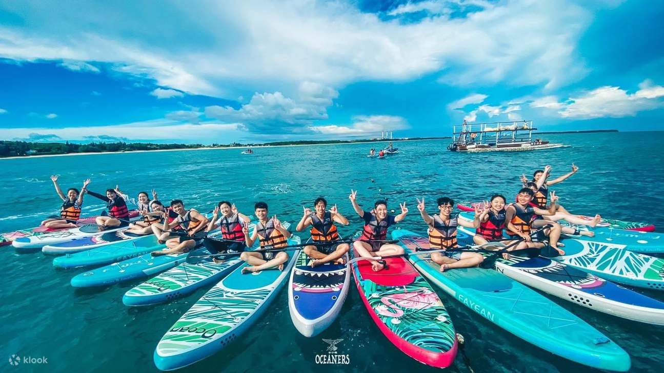 Penghu: Aihairen offshore platform boat, transparent canoe, SUP ...