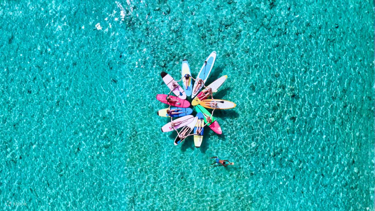 Pengalaman Stand-Up Paddle Boarding Gili Trawangan dengan Drone Shot ...