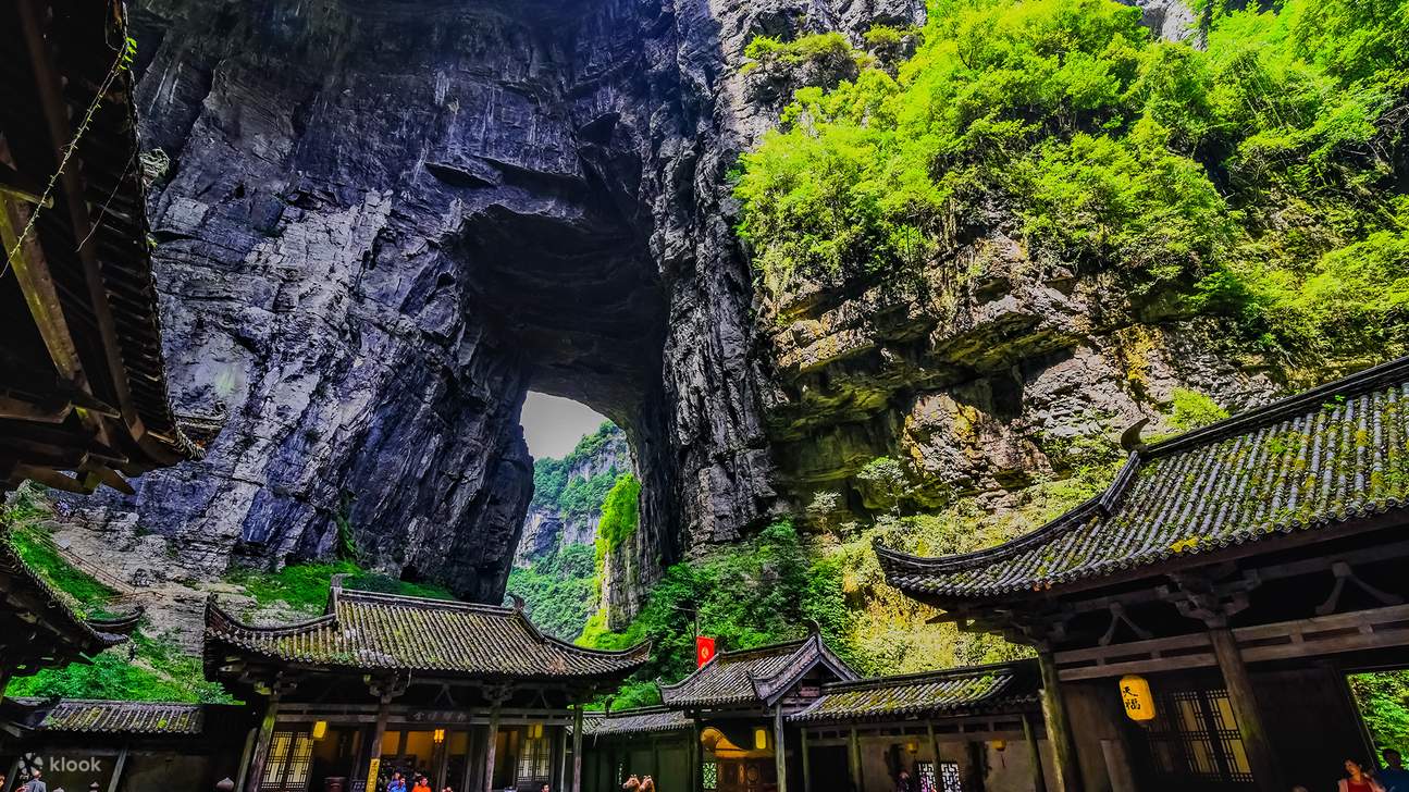 Chongqing Wulong Natural Three Bridges + Fairy Mountain Forest Park Private Tour 1 Day Tour ...