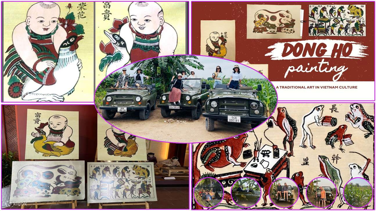 Explore Dong Ho’s Folk Painting Heritage by Jeep Car - Klook United Kingdom