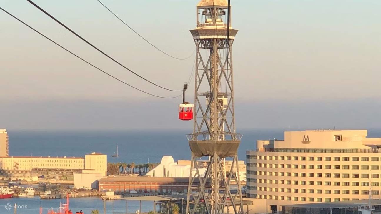 One-way cable car ticket from Montjuic Mountain in Barcelona - Klook India