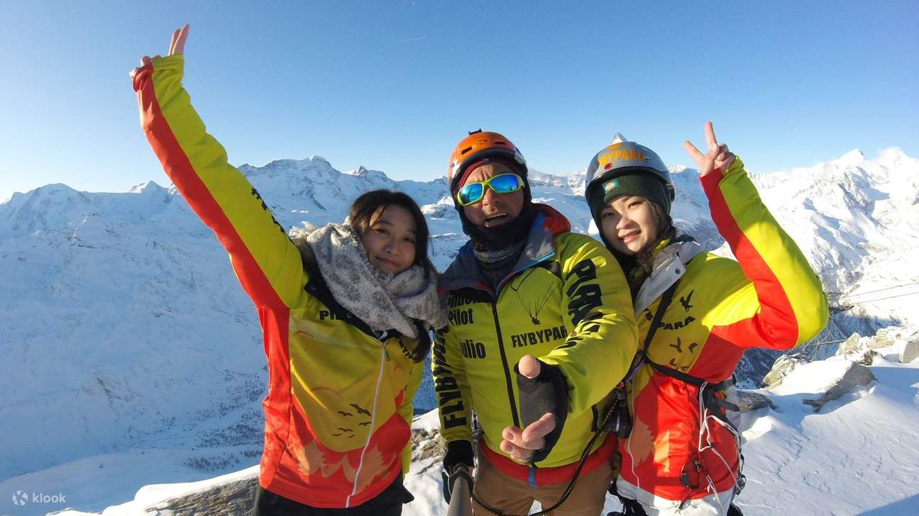 Paragliding Experience with Matterhorn views from Zermatt - Klook ...