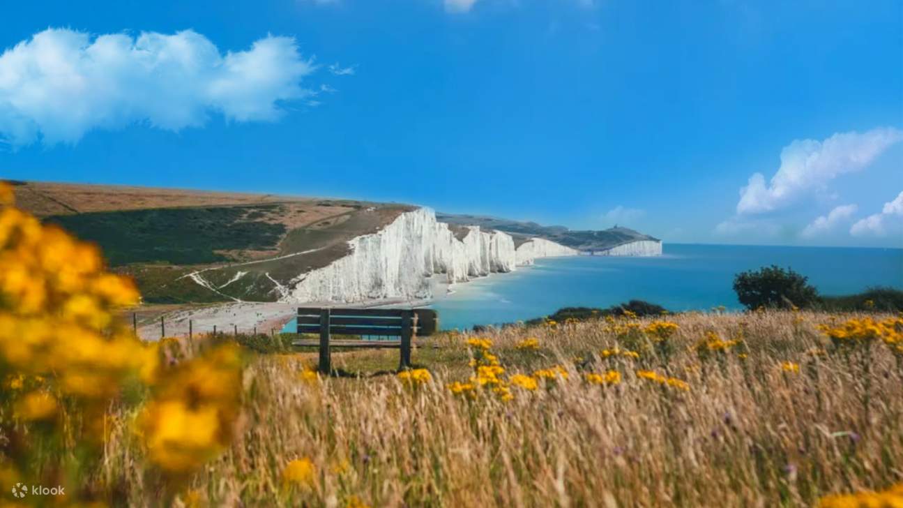 Seven Sisters White Cliff, Belle Tout Lighthouse, and Brighton Beach ...