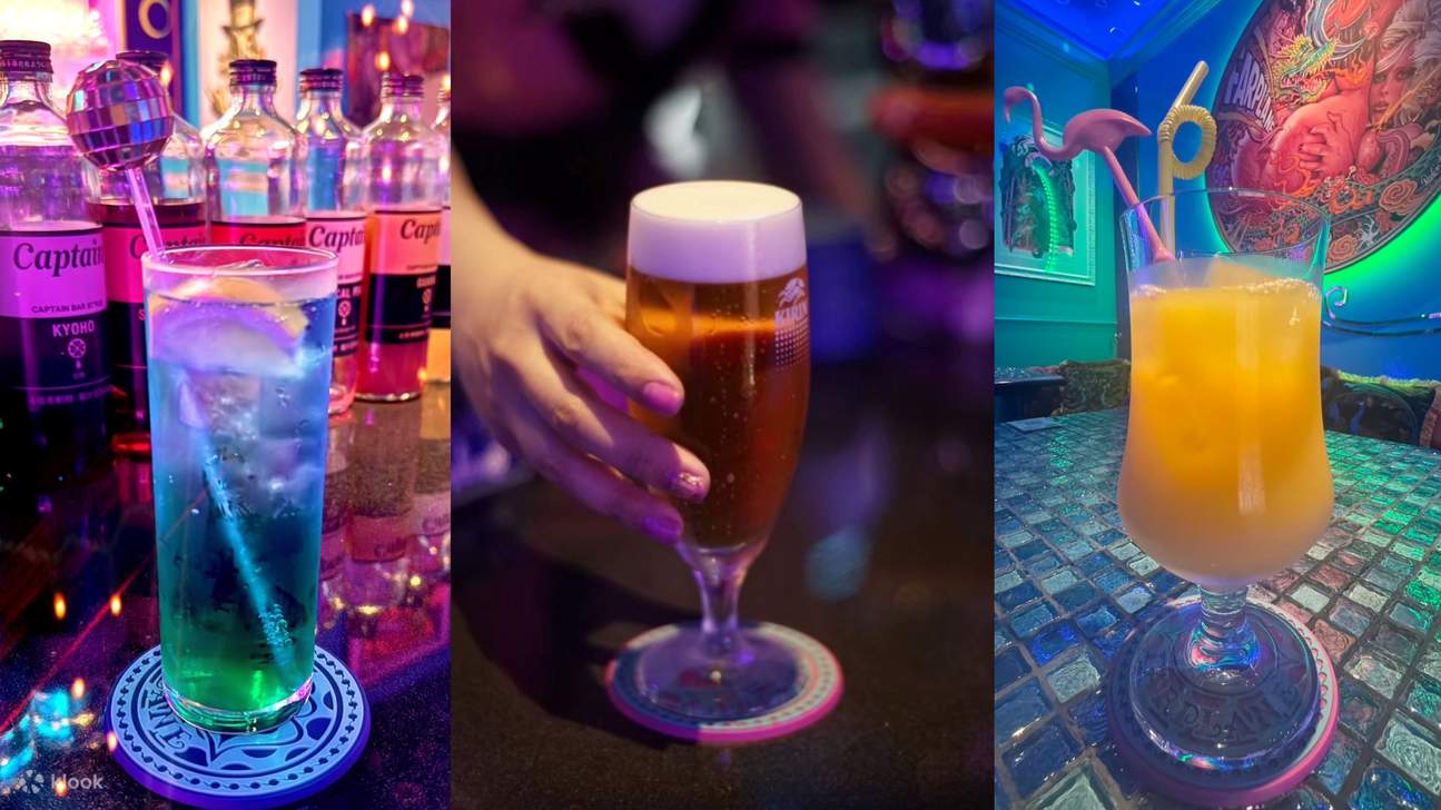Osaka Shinsaibashi: Vé vào cửa FARPLANE PARCO BAR kèm đồ uống (Dành cho khách nước ngoài ...