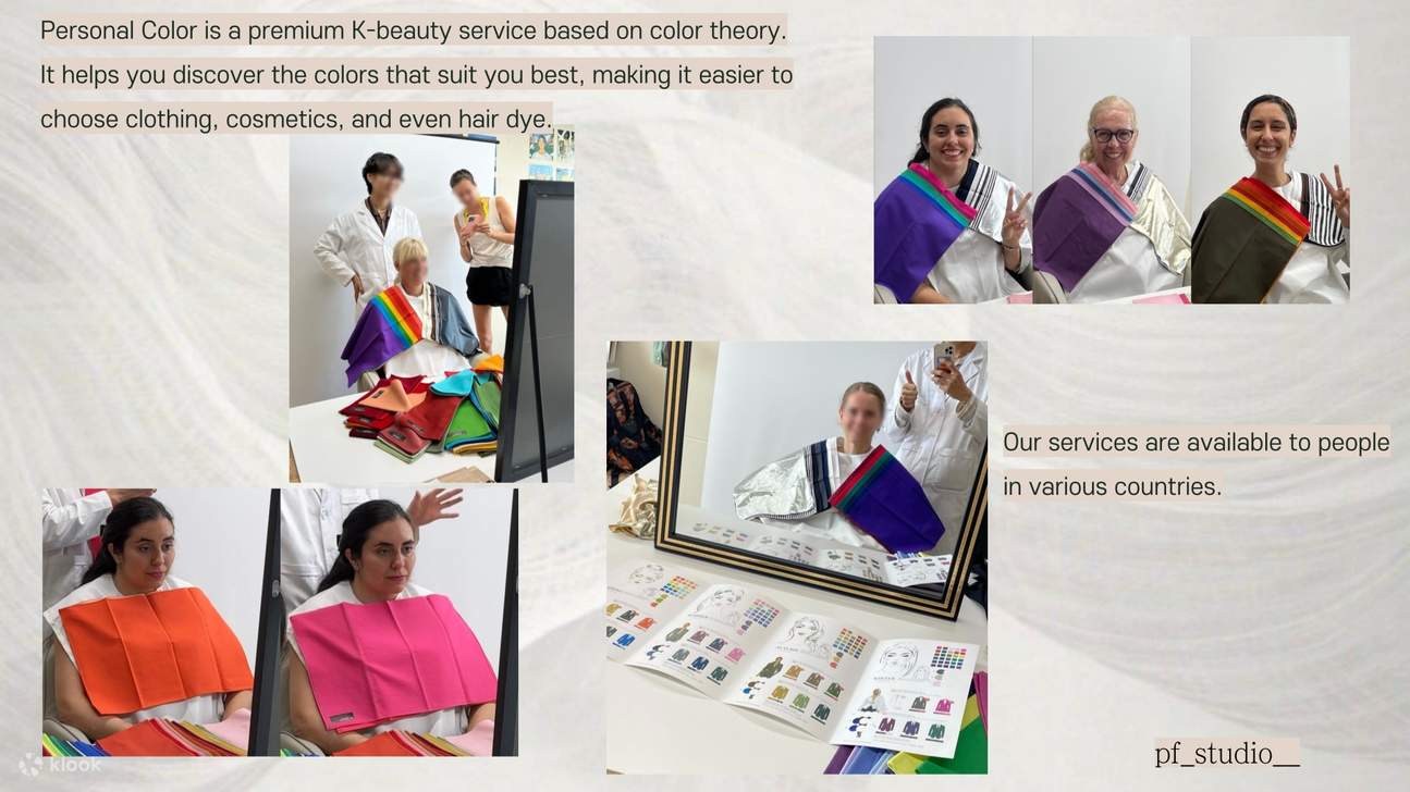 Busan Personal Color Analysis Experience - Klook Singapore Busan Personal Color Analysis Experience - Klook Singapore