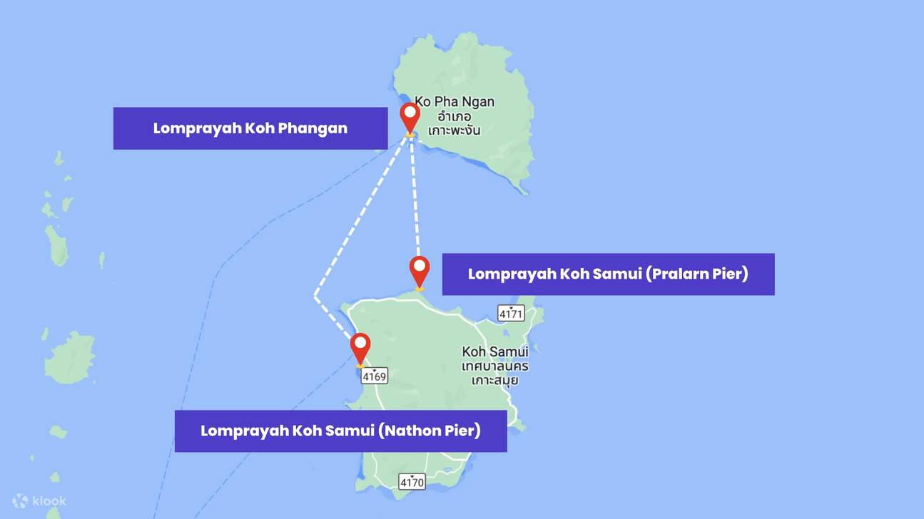 Traghetto Lomprayah tra Koh Samui e Koh Phangan - Klook Stati Uniti