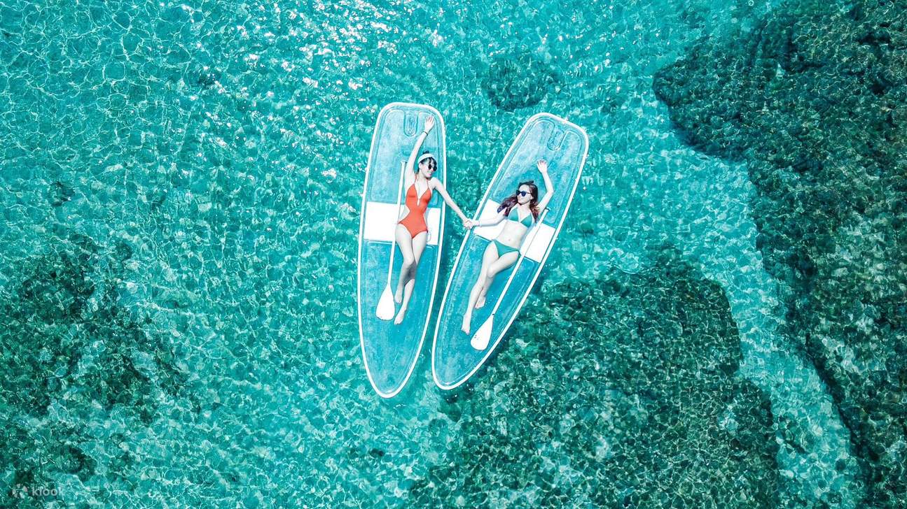 Musim Panas Asli Kenting ｜ Pengalaman Stand Up Paddle Transparan & Kano ...