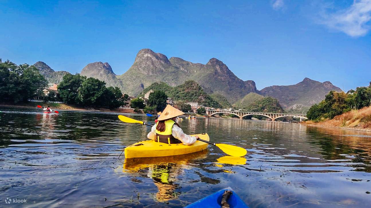 Guilin Yangshuo Outdoor Paddle Board/Kayaking Experience Half Day Tour ...