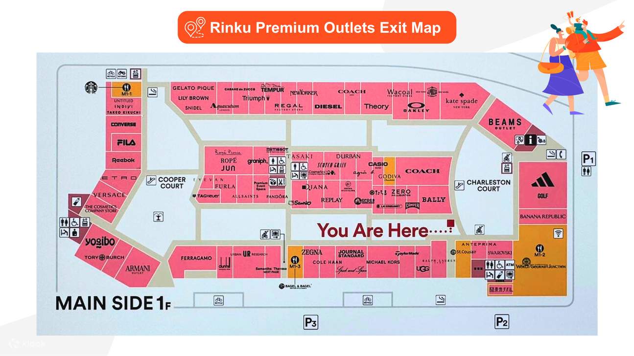 Transportasi Pribadi Osaka ke atau dari Rinku Premium Outlets - Klook Indonesia