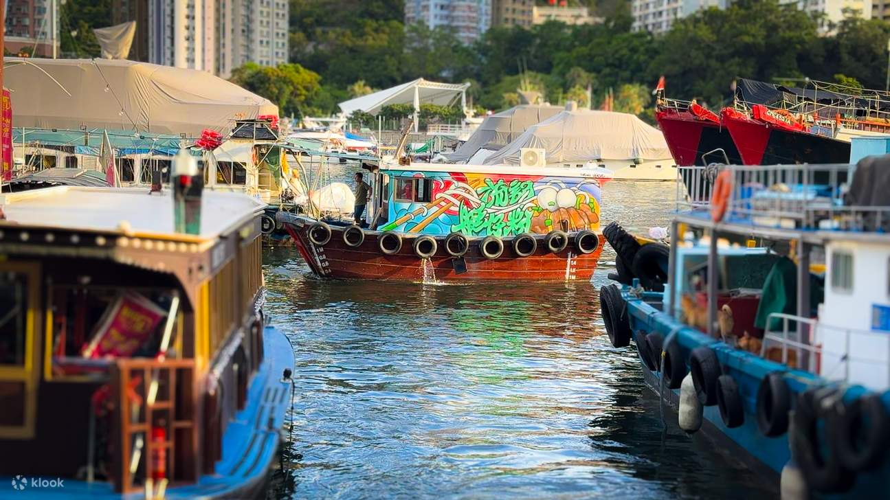 Hong Kong Aberdeen Sampan Tour Charter Boat Experience (Taste the famous Aberdeen Sampan Noodles ...