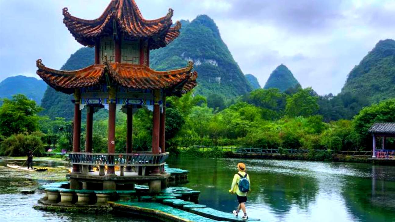 Guangxi Chongzuo Jingxi Detian Cross-border Waterfall Equan Tongling Grand Canyon Mingshi ...