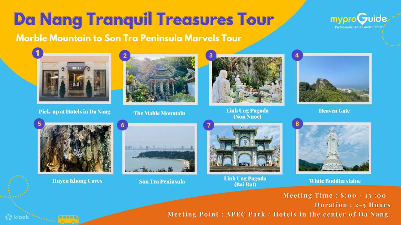 Classic Da Nang Half-day Tour (Marble Mountain to Son Tra Peninsula ...