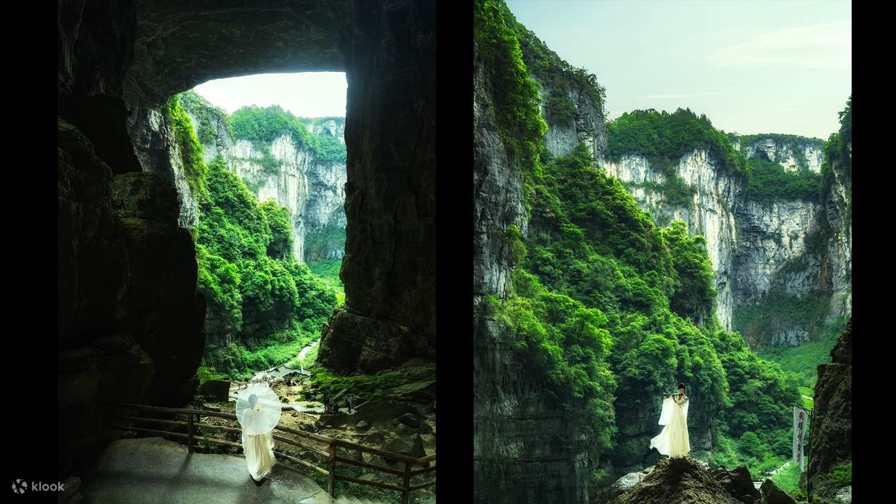 Wulong Karst Geological Park: Three Natural Bridges & Longshui Gorge ...