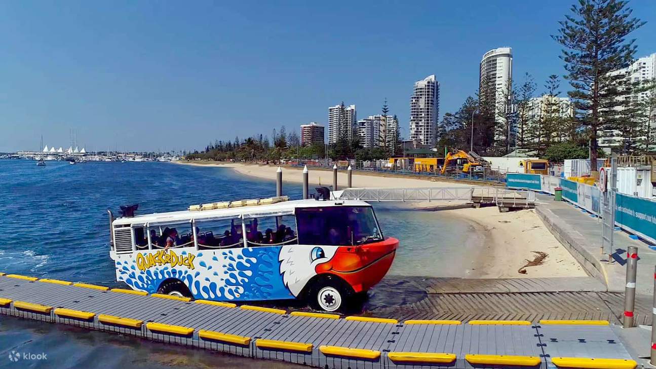 Quack'rDuck Cruise und Gold Coast nehmen an einer Tagestour teil ...