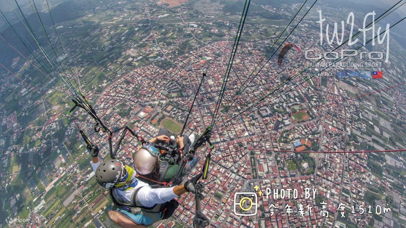 Nantou Puli Hsiaohu Flying Paragliding Base including Full Photography ...