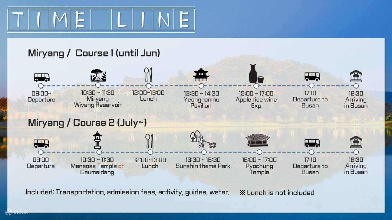 Miryang One Day Bus & Train Tour from Busan - Klook Philippines