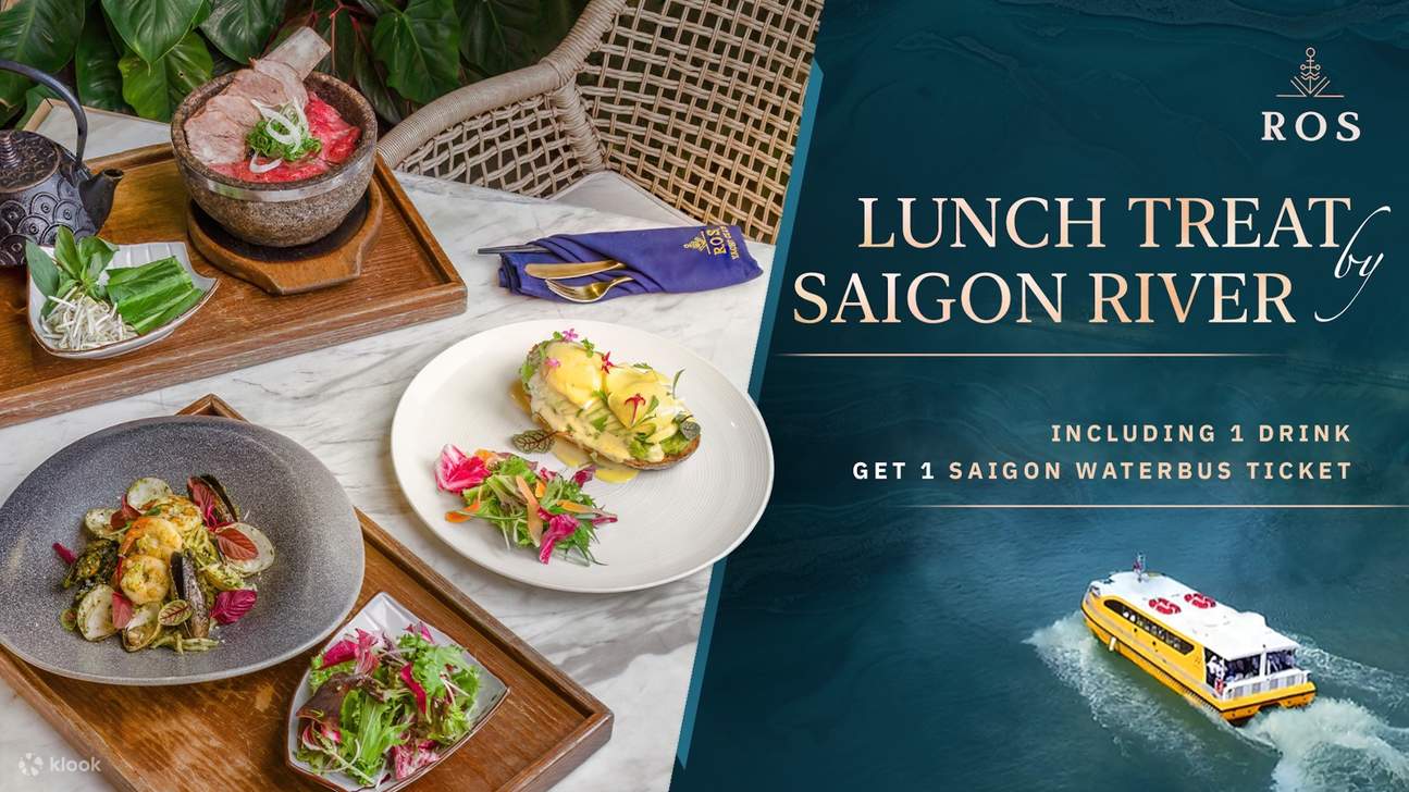 Makan Siang Eksklusif di Tepi Sungai di ROS Yacht Club + Tiket Saigon ...