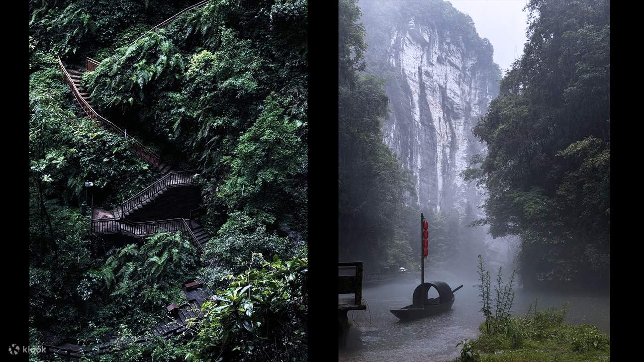 Wulong Karst Geological Park: Three Natural Bridges & Longshui Gorge ...
