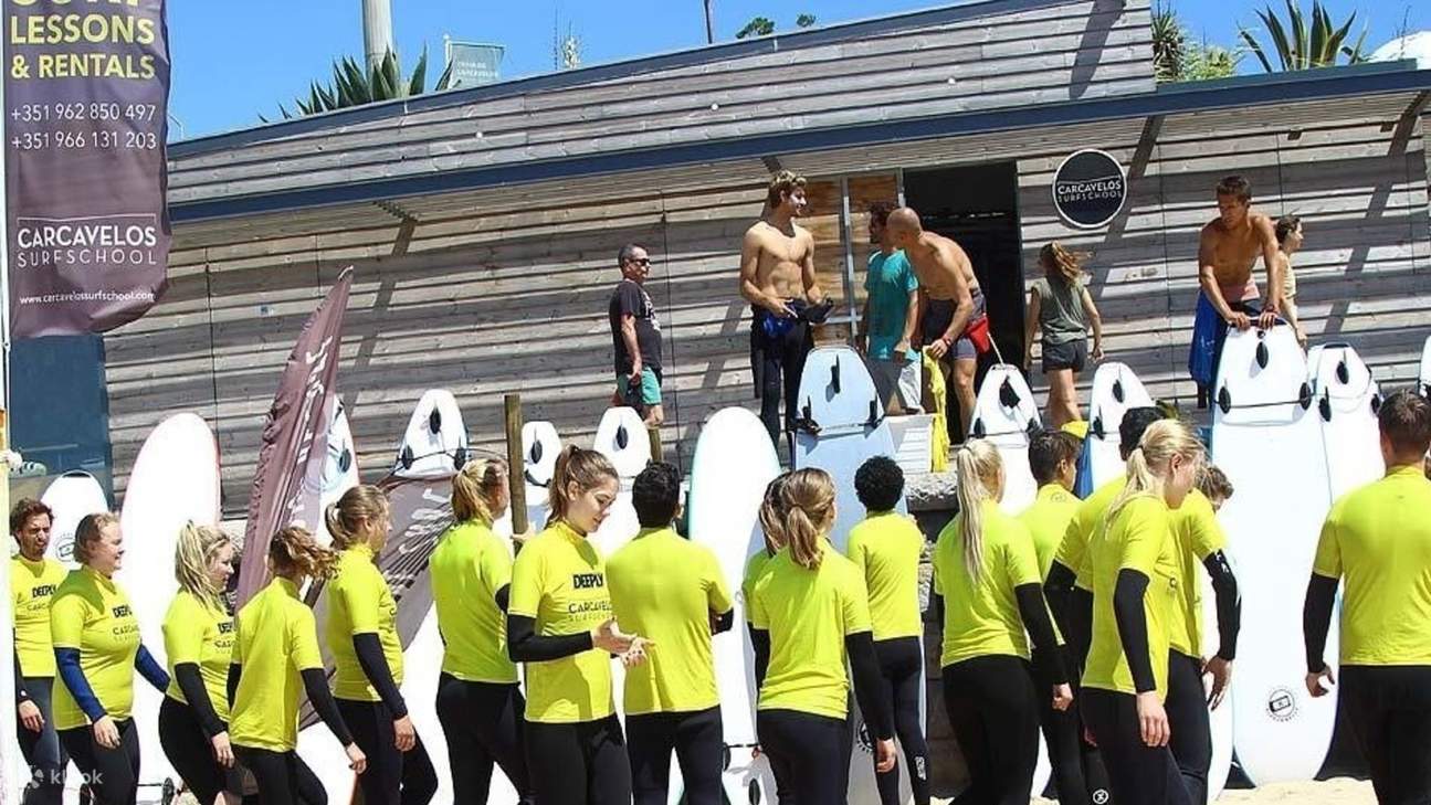 Surf lesson experience in Lisbon by Carcavelos Surf School - Klook ...