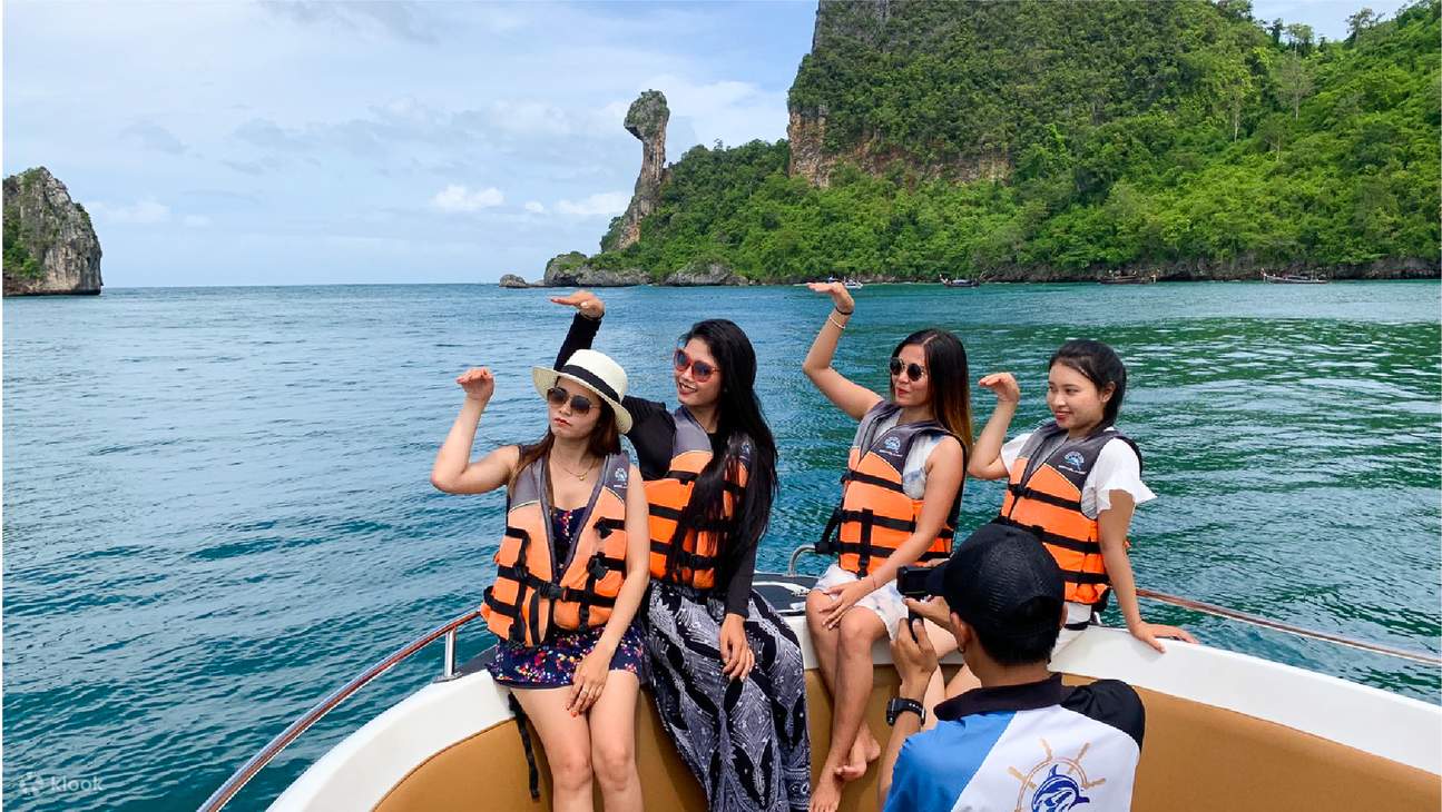 Krabi: 4 Islands Day Tour by Speedboat - Klook