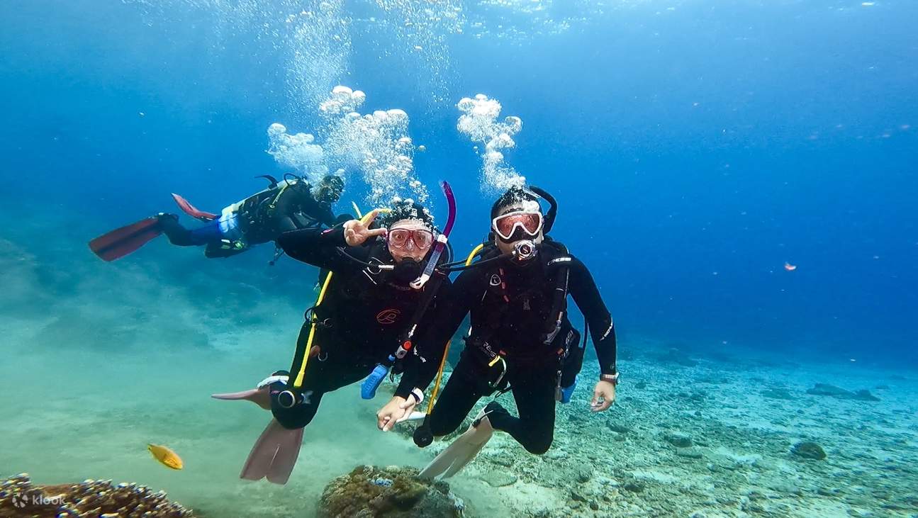 Xiaoliuqiu｜Scuba diving experience｜Qinglv Bubble Diving Resort Center ...