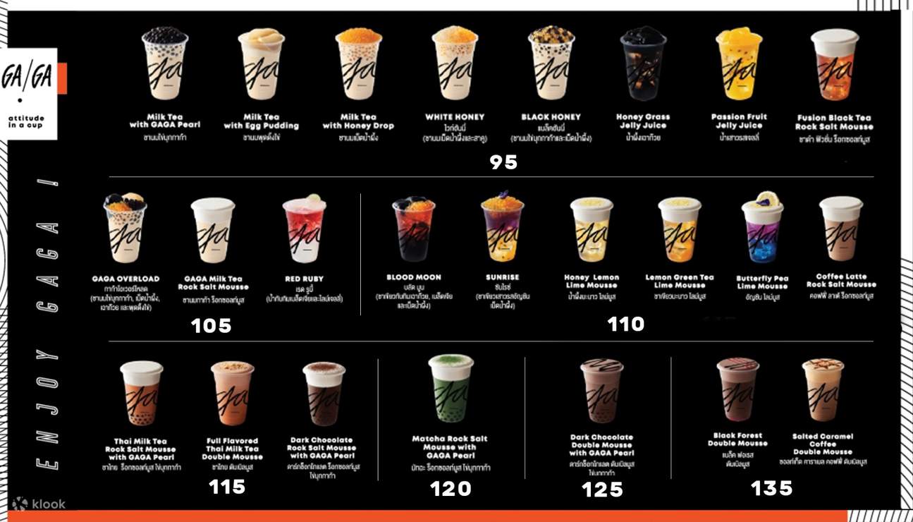 Discounted Drinks at GAGA Attitude In A Cup in Bangkok - Klook