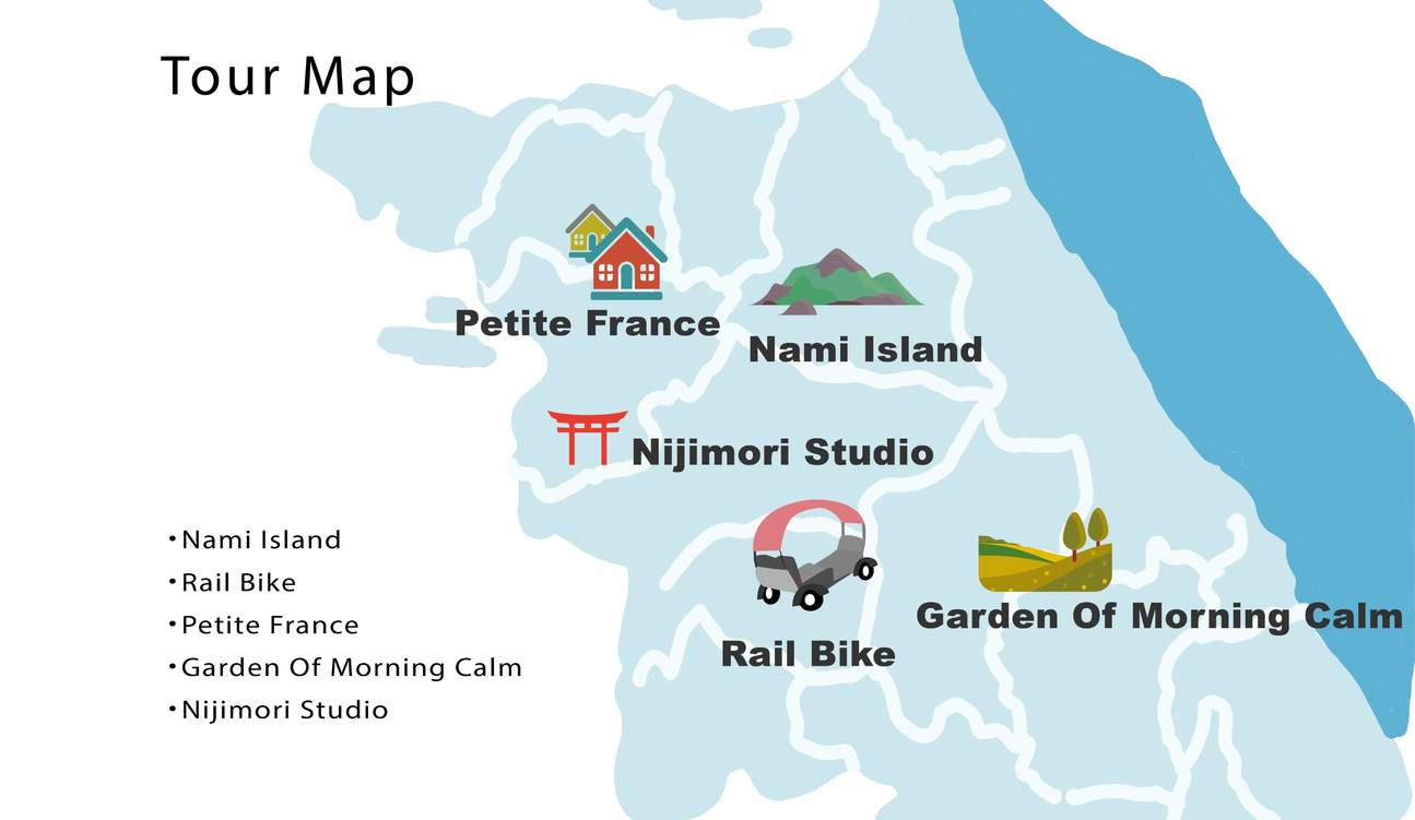 Nami Island & Nijimori Japan & Morning Calm & Railbike & Alpaca - Klook ...