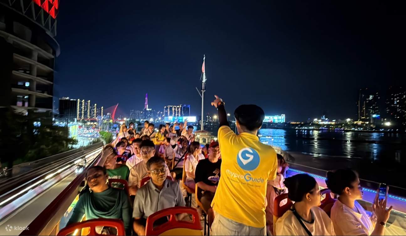 Saigon Night Drinking Tour on Double-Decker Bus with City Views - Klook