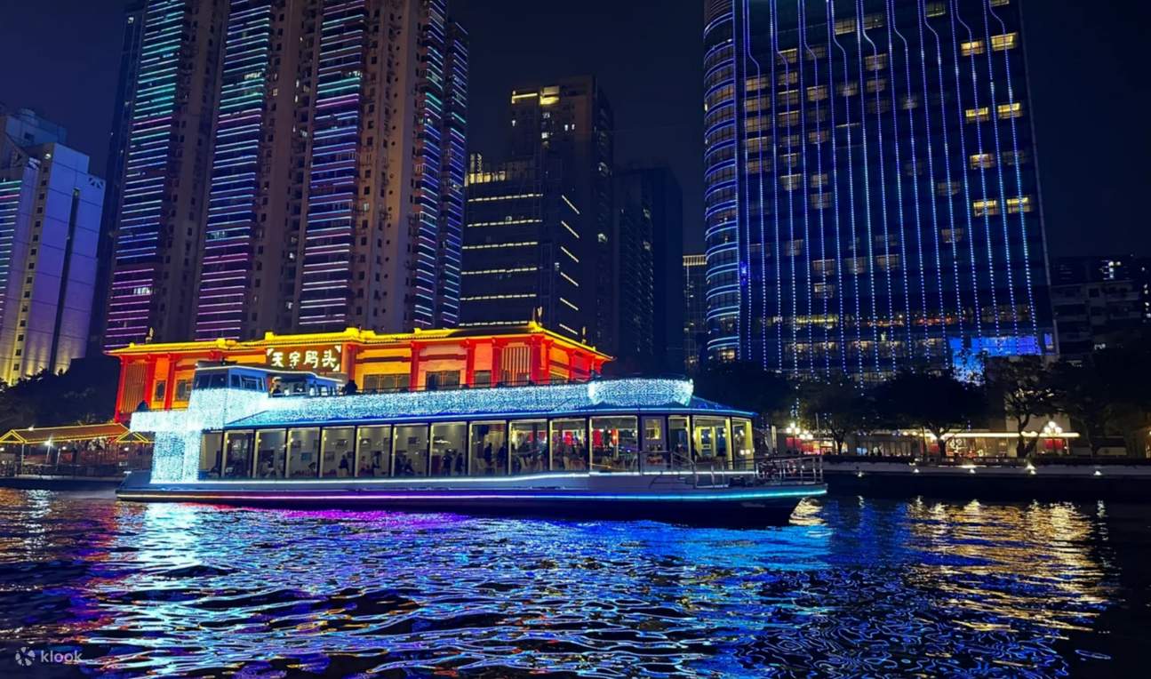 Guangzhou Pure Pearl River Night Cruise + Deluxe Cruise Ship Simple ...