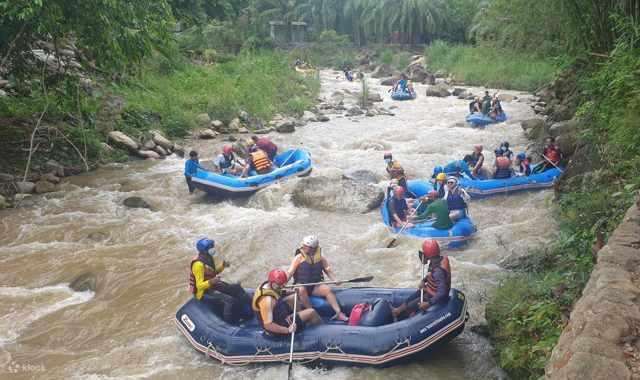 Full Day Rafting, Zipline, Waterfall, ATV, Elephant Trekking in Phang ...