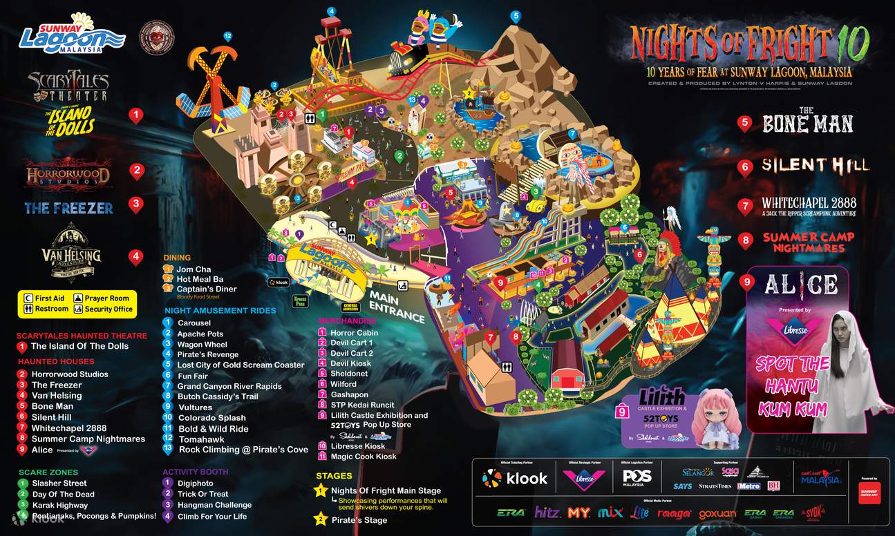 Sunway Lagoon - Nights of Fright 10 - Klook Singapore