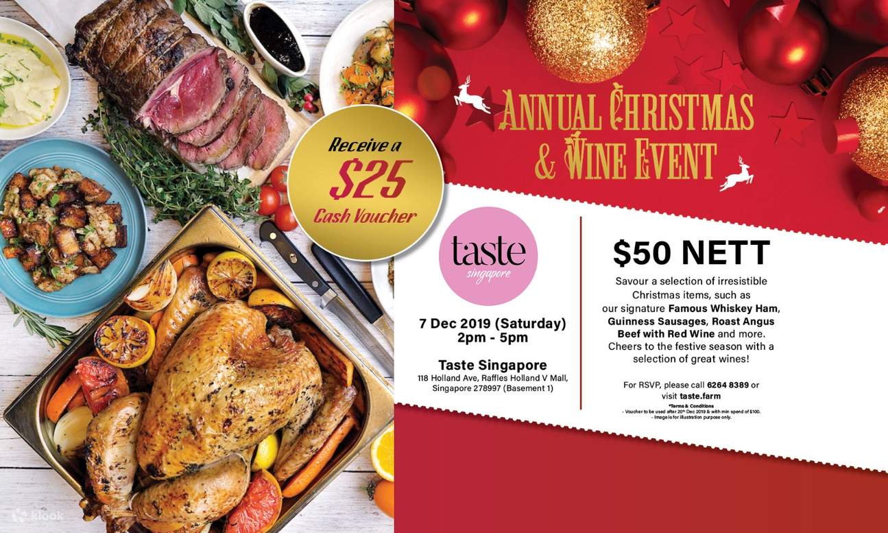 Taste Annual Christmas Members Event 2019 by Taste Singapore - Klook