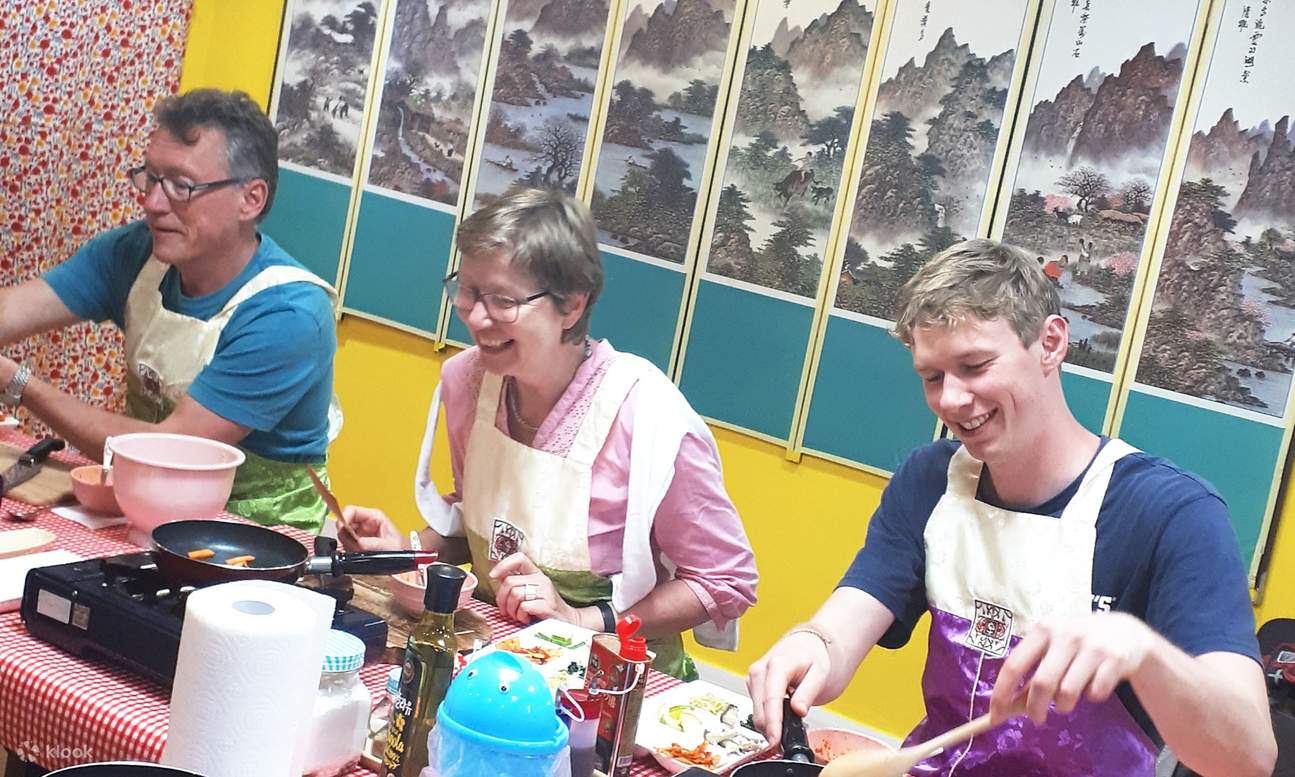Korean Full-Course Meal Cooking Class with Local Market Experience in ...