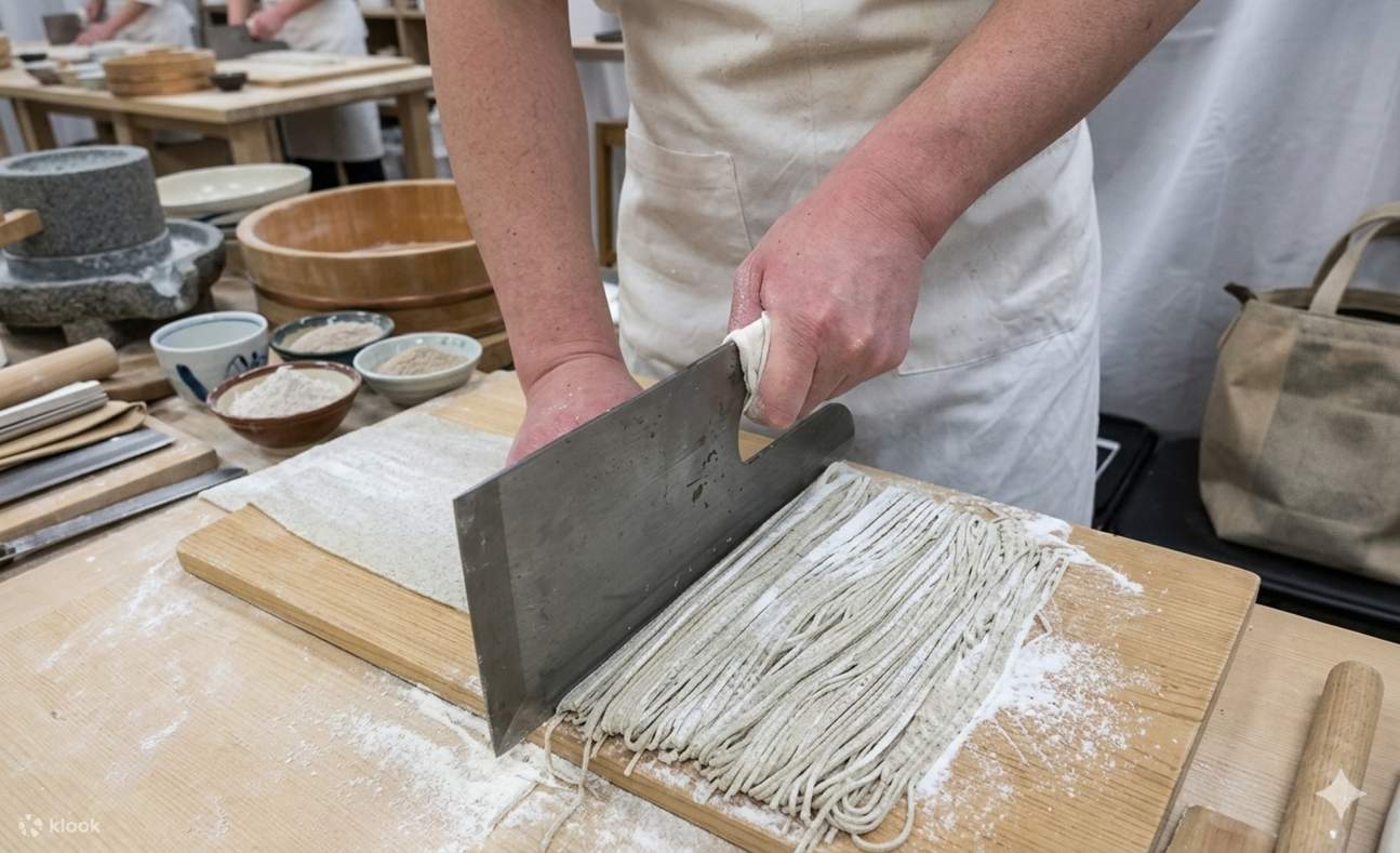 Soba Noodle Making Experience in Inagawa Town, Hyogo Prefecture, with ...