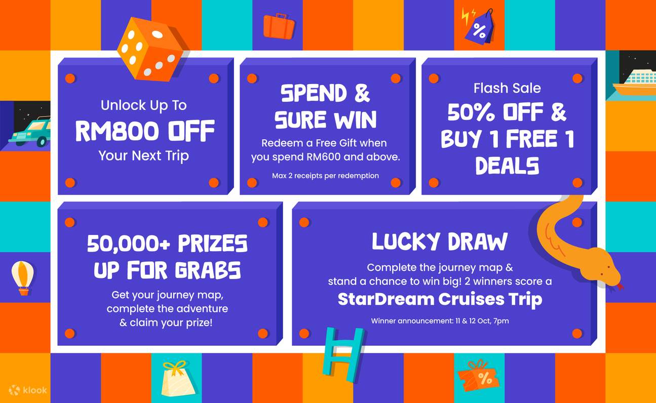 Klook 2025旅游节 马来西亚 入场券 - Klook客路