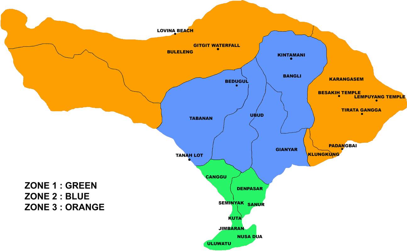 Bali Private Car Charter Per Zone - Klook Australia