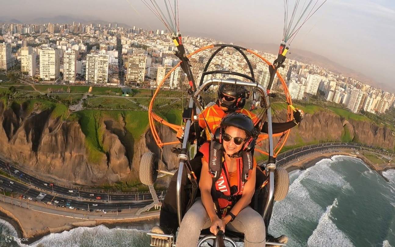 Powered Paragliding Experience Over Costa Verde in Lima - Klook United ...