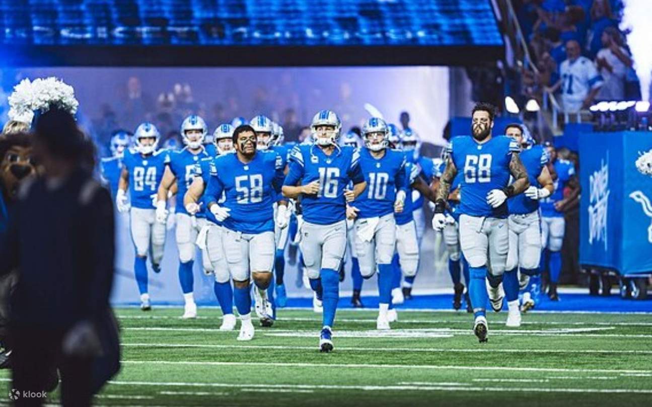 Detroit Lions Football Game at Ford Field - Klook New Zealand