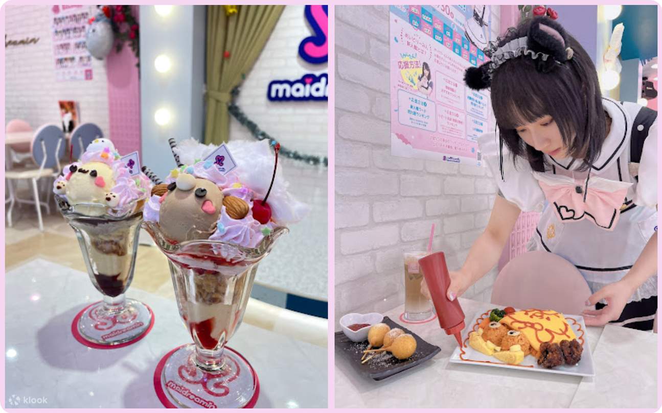 Maid cafe experience Maidreamin (3 Nagoya stores) - Klook