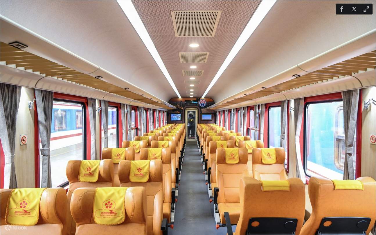 Hanoi - Hai Phong Luxury train by Vietnam Railways - Klook Hong Kong