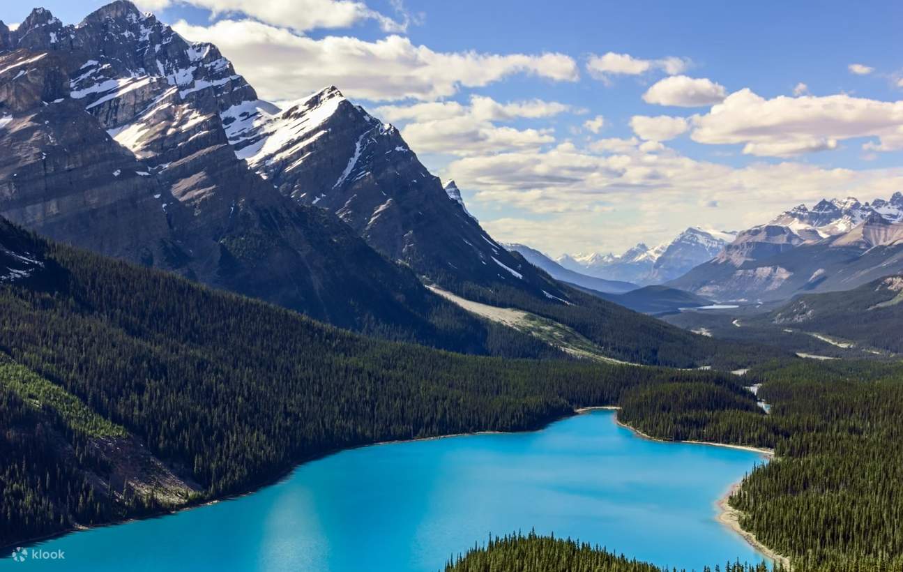 Lake Louise, Peyto Lake, Lake Minnewanka and Crowfoot Glacier Canada ...