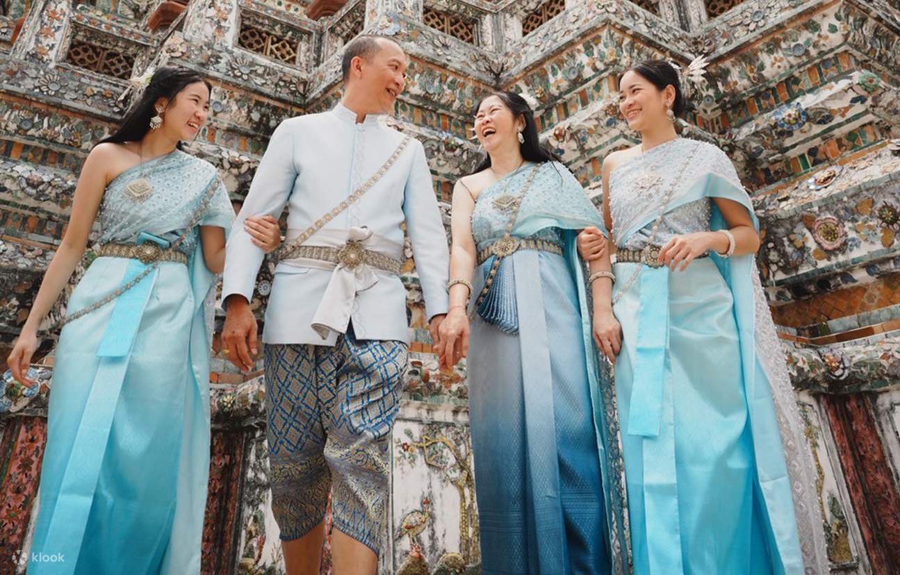 Full Set Thai Costume Rental in Bangkok + Hairdo & Makeup - Klook