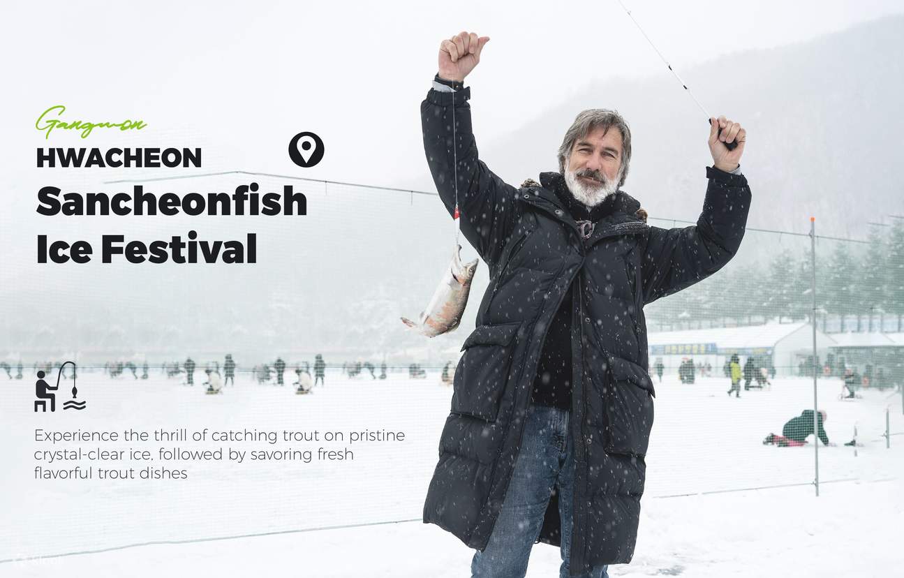 Hwacheon Sancheonfish Ice Festival & Eobi Ice Valley Tour from Seoul ...