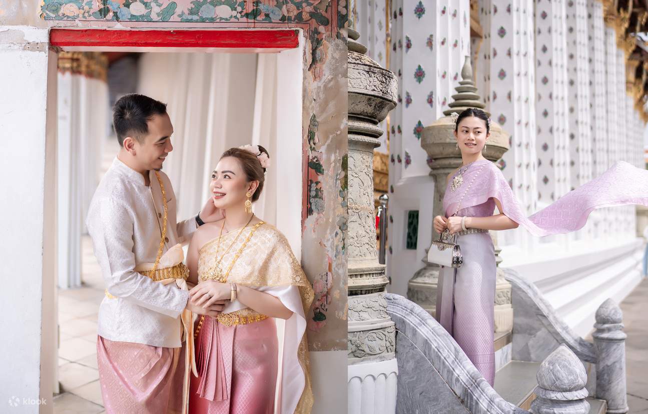 Photographer + Thai Costume Rental at Wat Arun, Bangkok - Klook Canada