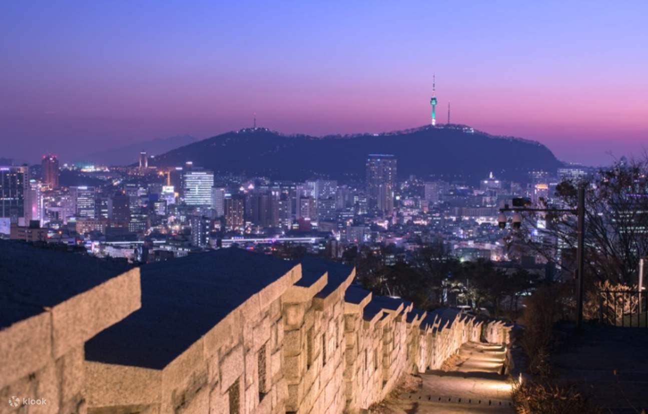Tour notturno al chiaro di luna di Seoul (ruscello Cheonggyecheon ...