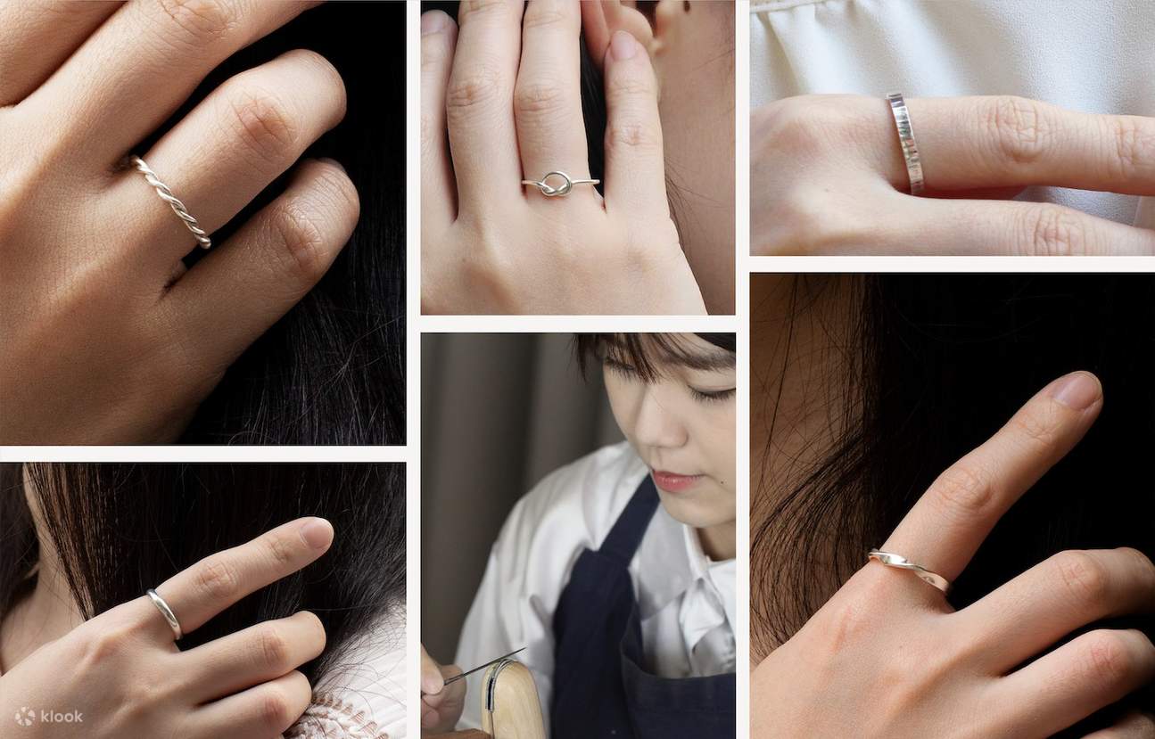 Taipei: ANG Xijinfang | Handmade sterling silver ring experience | Pearl and gemstone bracelet ...