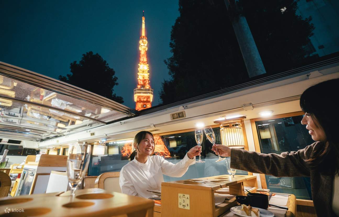 ”Tokyo Restaurant Bus" for Sightseeing With Lunch or Dinner in Tokyo ...