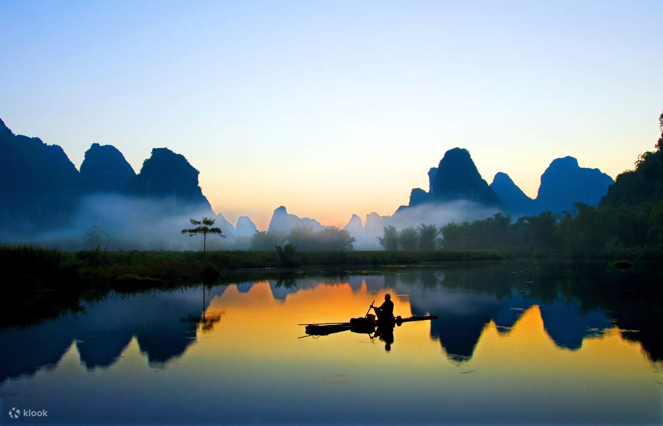 Guangxi Chongzuo Detian Waterfall Mingshi Countryside Bamboo Raft 2-Day ...