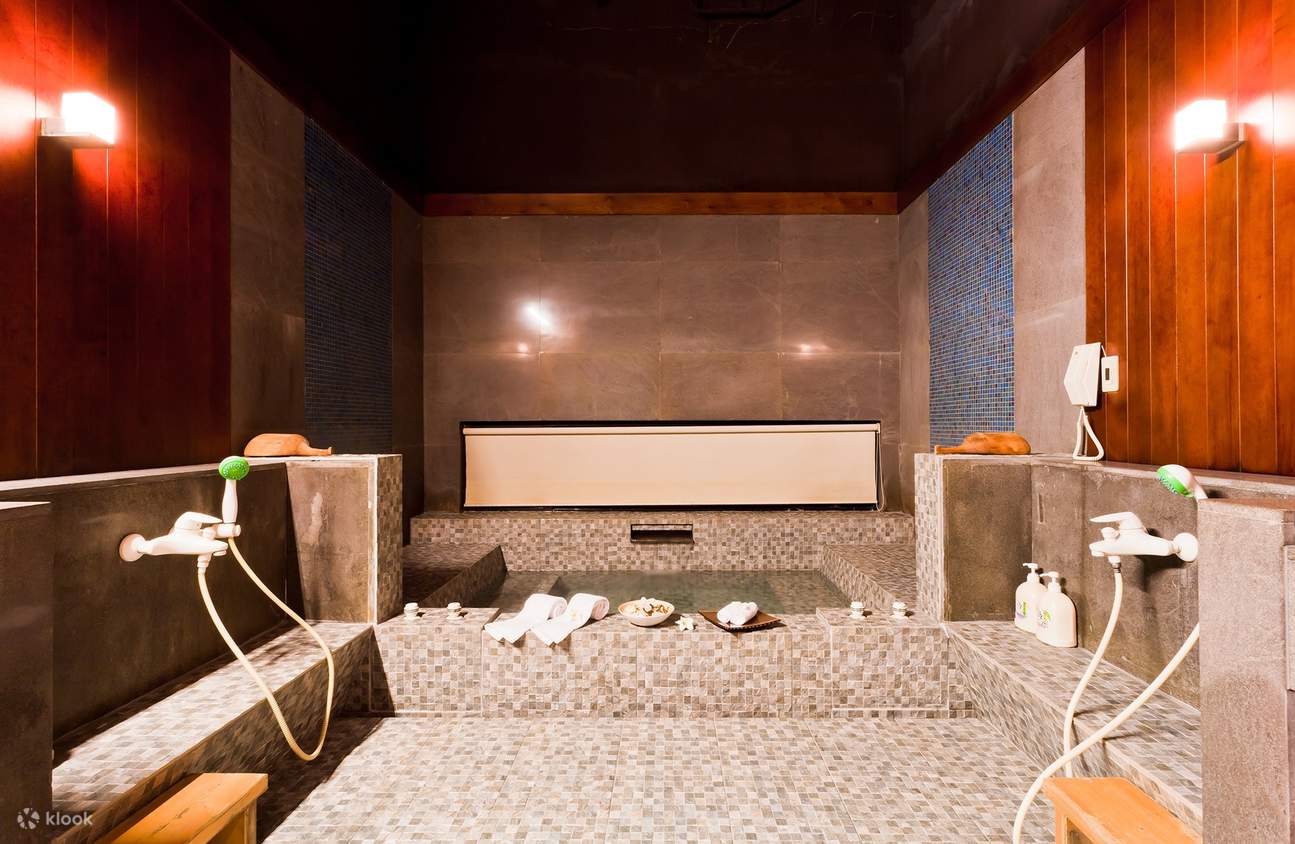 Jinshan｜Mushe Hot Spring Resort｜Rumah sup bebas・Mandian awam luar ...