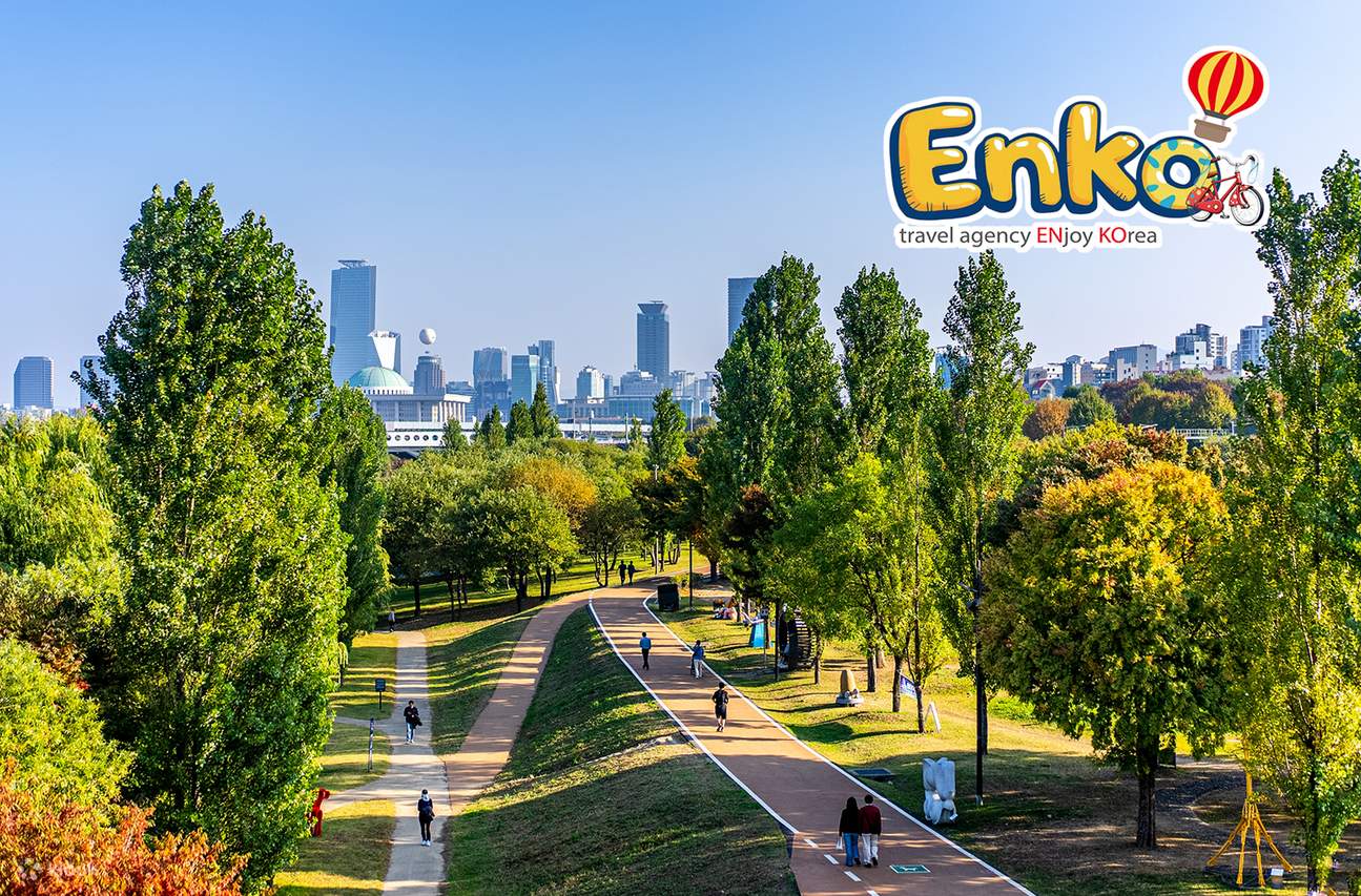 Menaiki Basikal Elektrik ENKO di Laluan Basikal Sungai Han di Seoul - Klook Amerika Syarikat